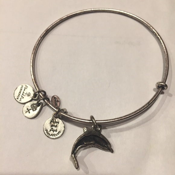 Alex and Ani | Jewelry | Alex And Ani Bangle Bracelet Dolphin | Poshmark